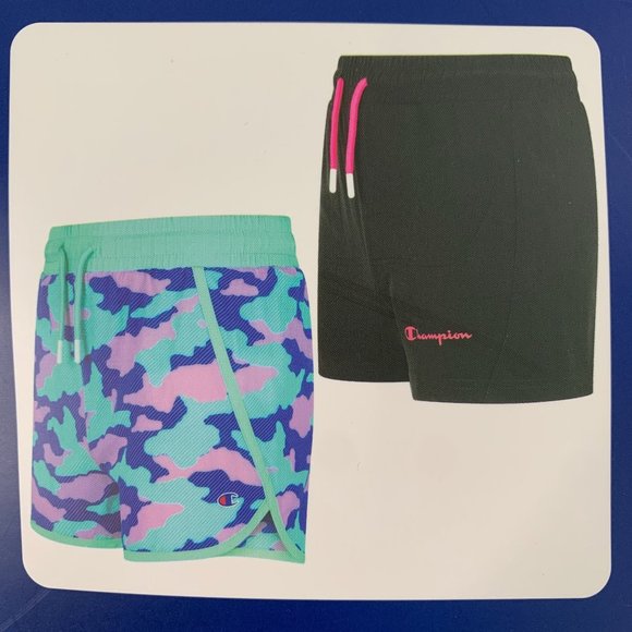 Champion | Bottoms | Champion Girls 4 16 Shorts 2 Pack Active Bottom ...
